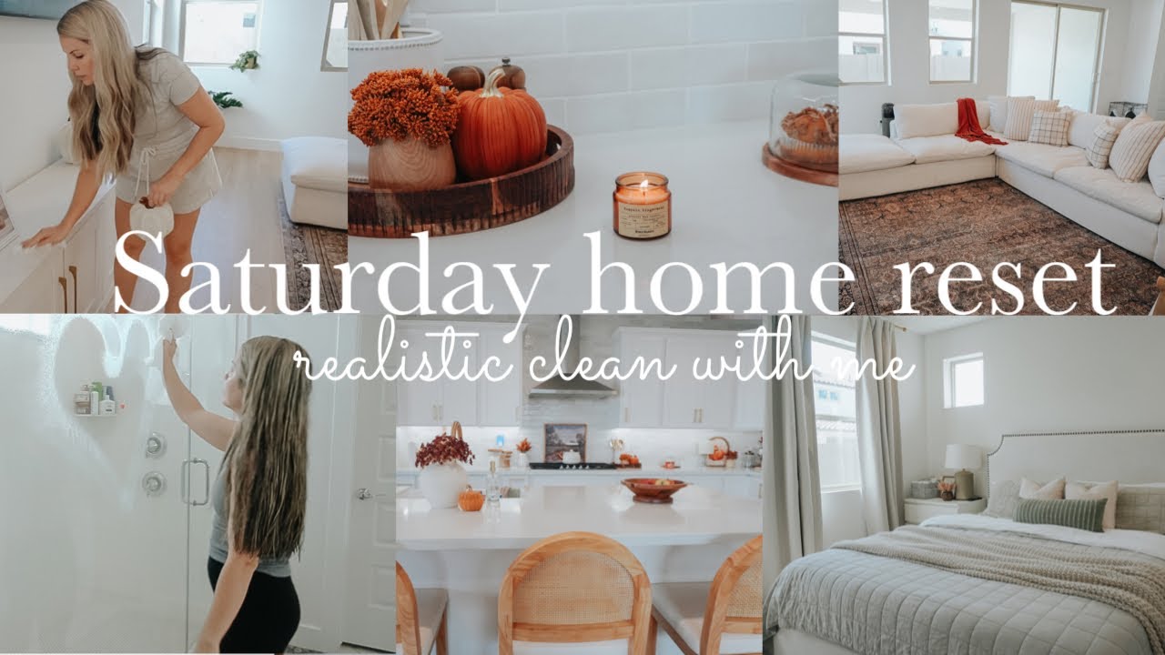 NEW SATURDAY HOME RESET || CLEAN WITH ME || house cleaning - YouTube