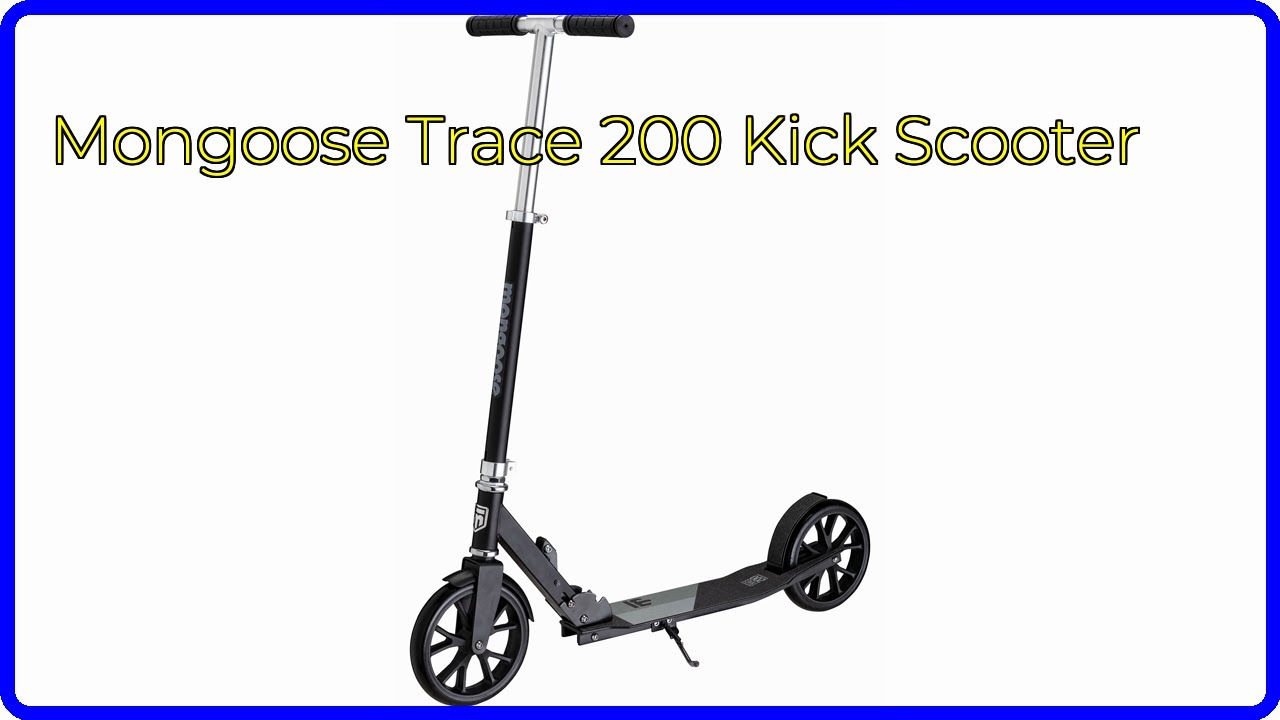 REVIEW (2025): Mongoose Trace 200 Kick Scooter. ESSENTIAL details ...