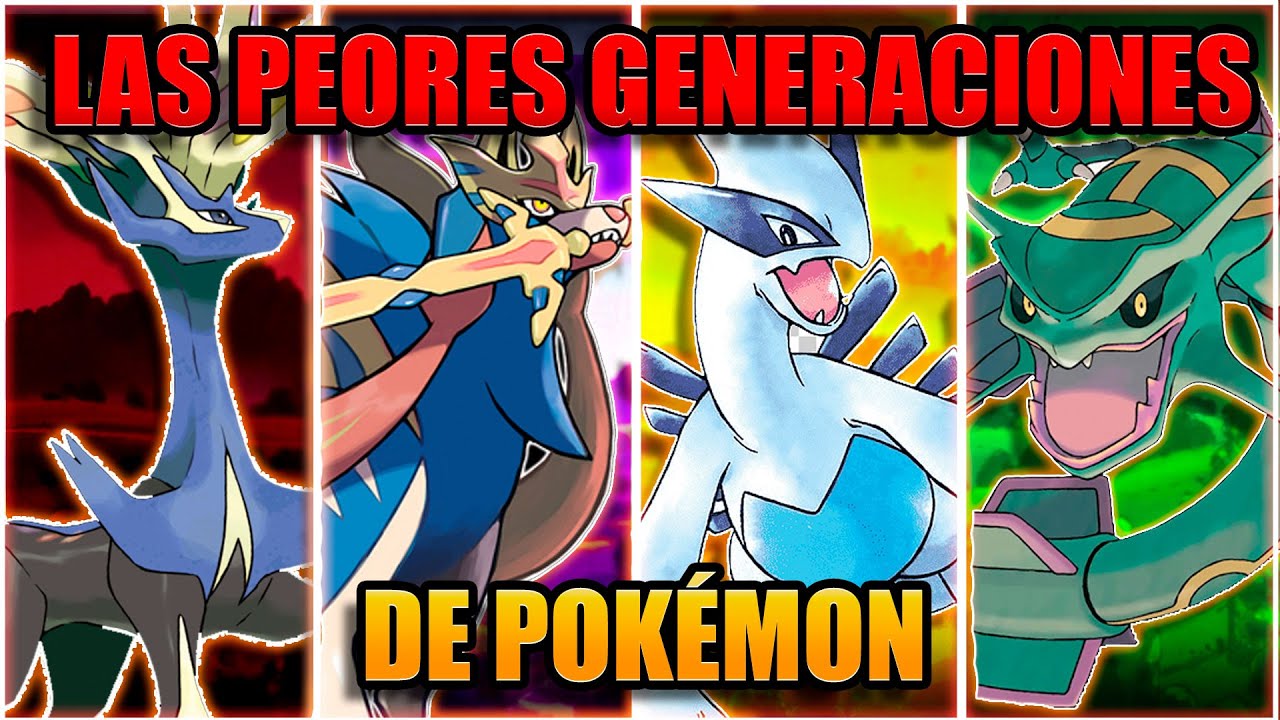 Generaciones De Pokemon