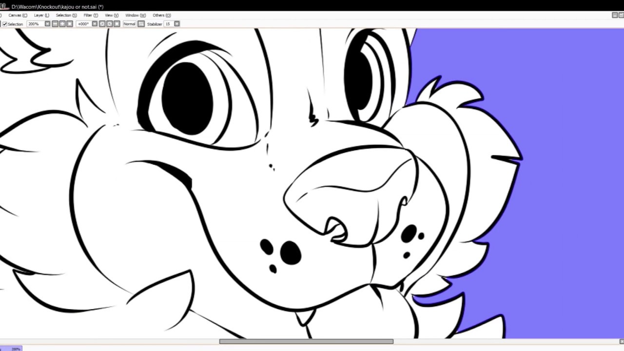 Free to use canine base [SPEEDPAINT] - YouTube