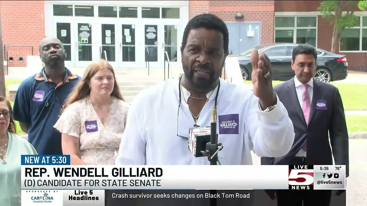 VIDEO: Gilliard kicks off SC Senate campaign with bus tour - YouTube