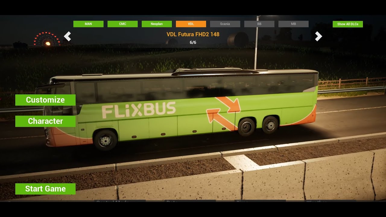 Fernbus part 1 driving across whole map - YouTube