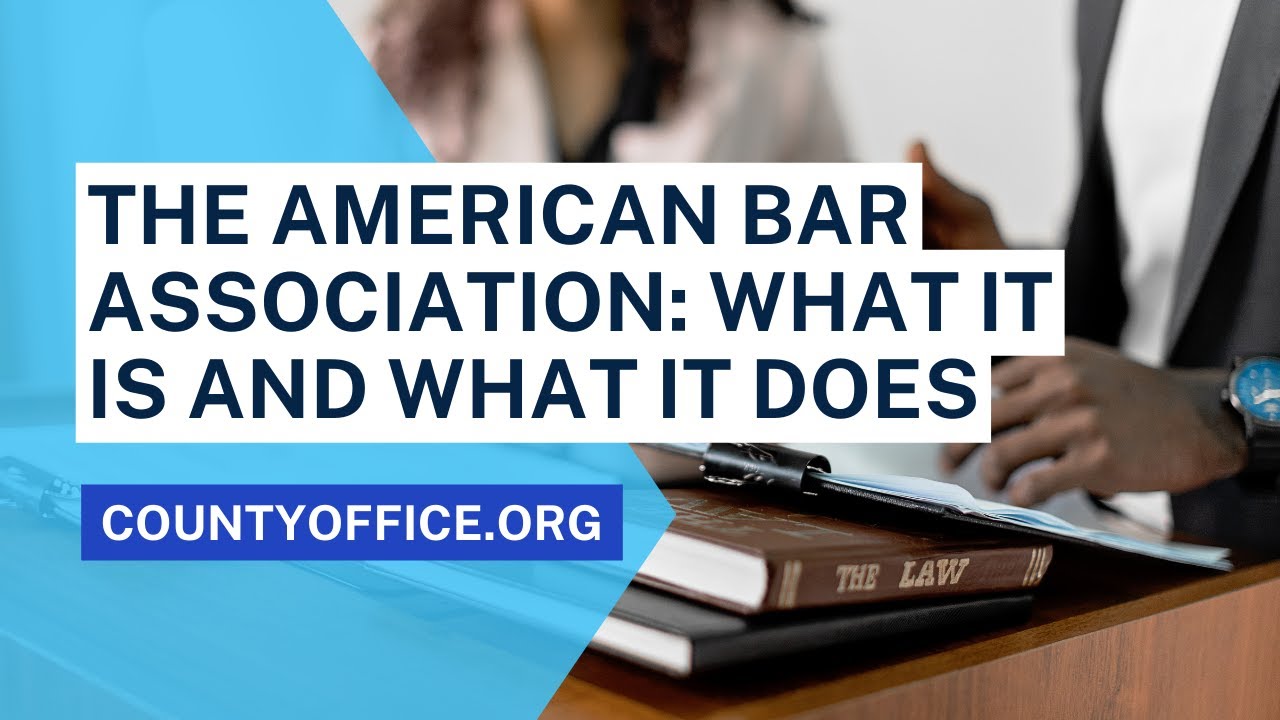 The American Bar Association: What It Is and What It Does ...