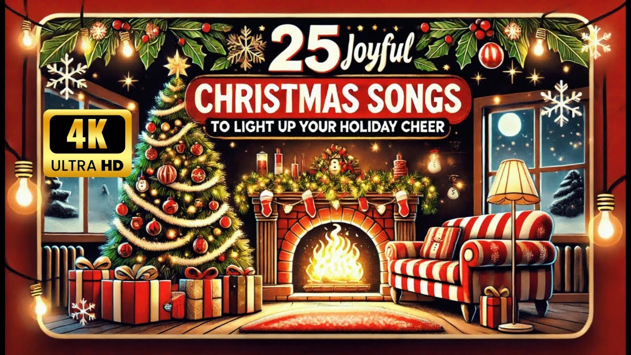 25 Joyful Christmas Songs to Light Up Your Holiday Cheer - YouTube