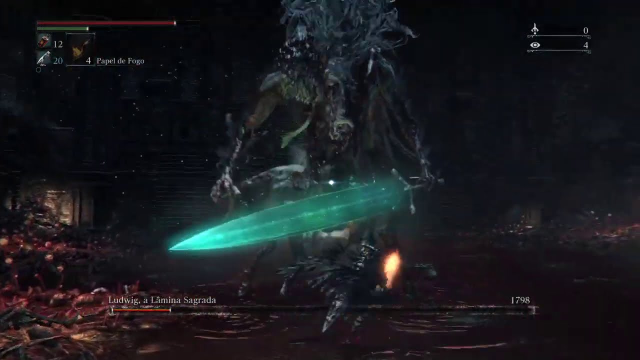Bloodborne: Ludwig, the Holy Blade (all 4 tries) - YouTube