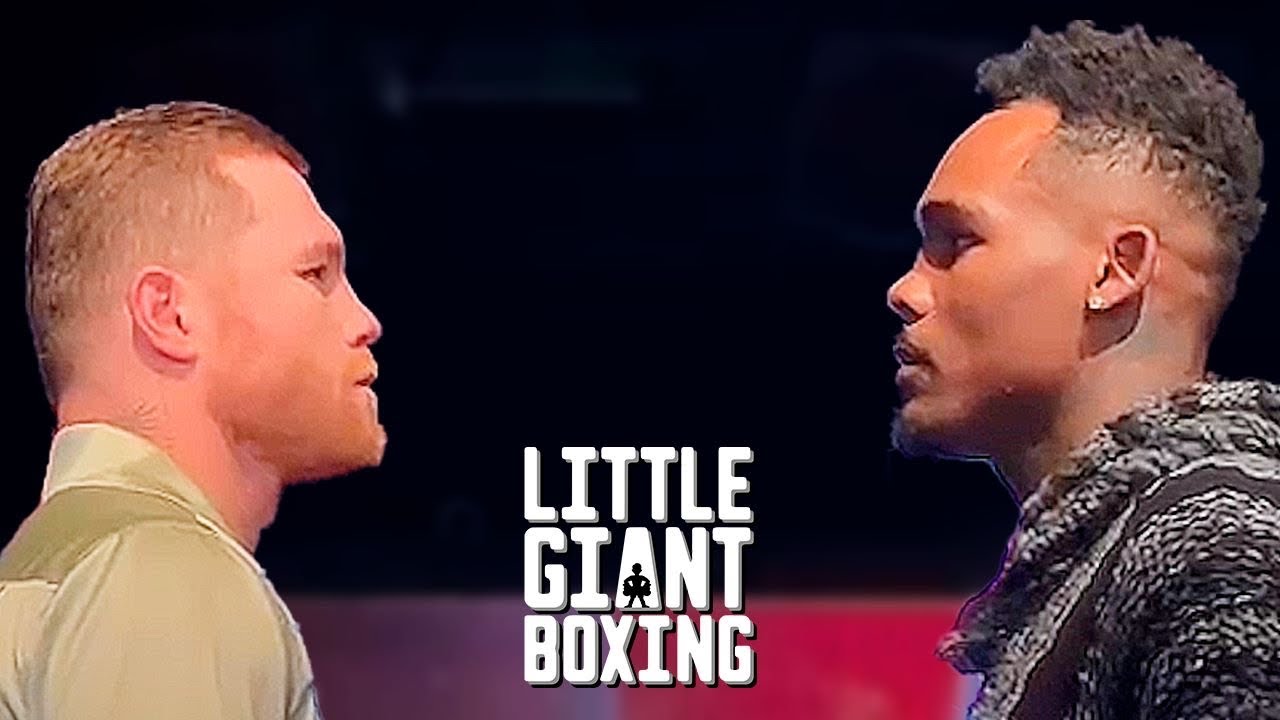 CANELO ÁLVAREZ VS JERMELL CHARLO FACE OFF! - BOTH SIZE EACH OTHER UP ...
