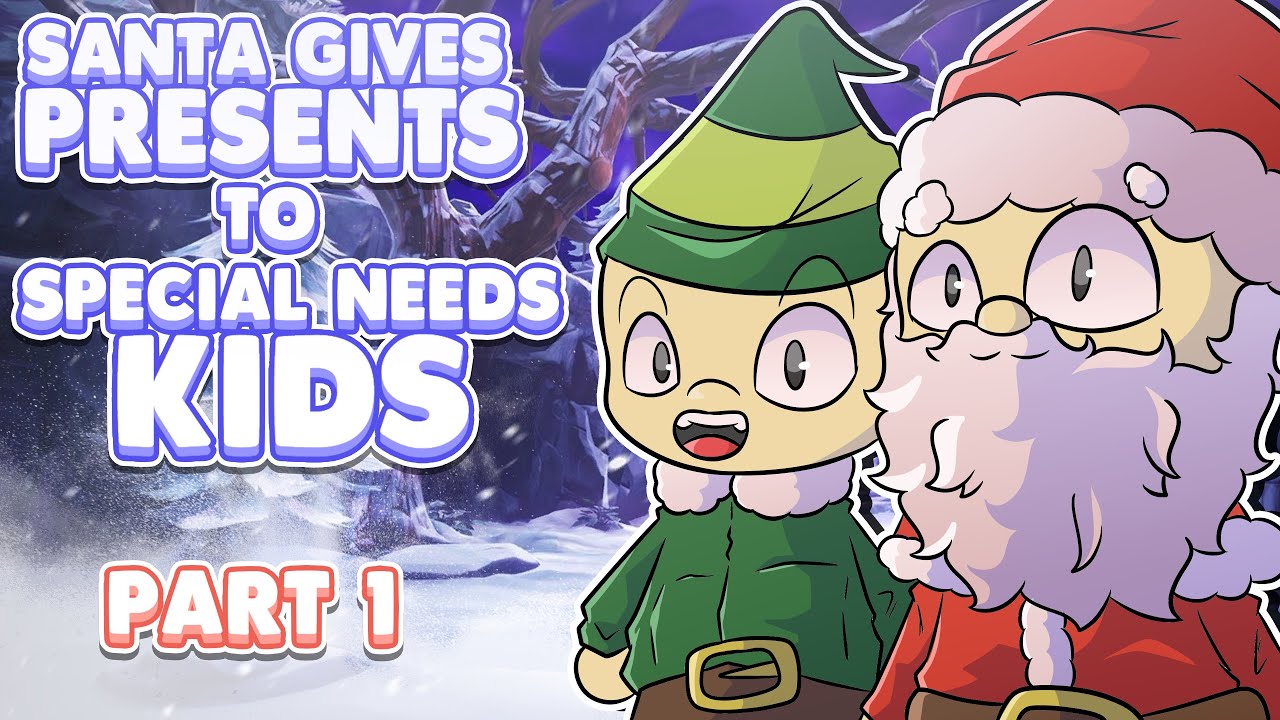SPECIAL NEEDS CHRISTMAS! Santa Gives Presents PART 1 - Christmas ...