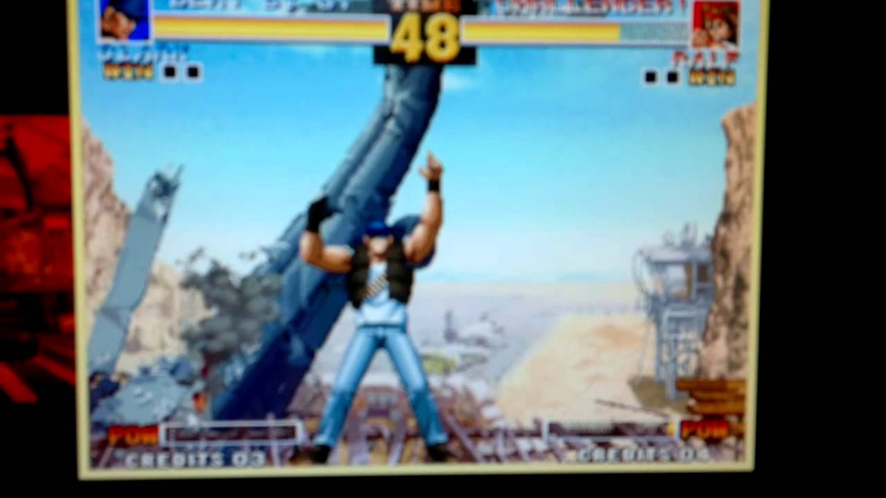 kof 95 cancel combo clark (crouch) - YouTube