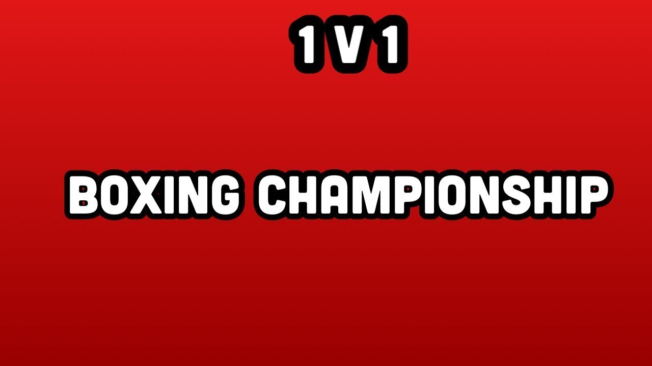 ARBS - 1 v 1 Boxing Championship - YouTube