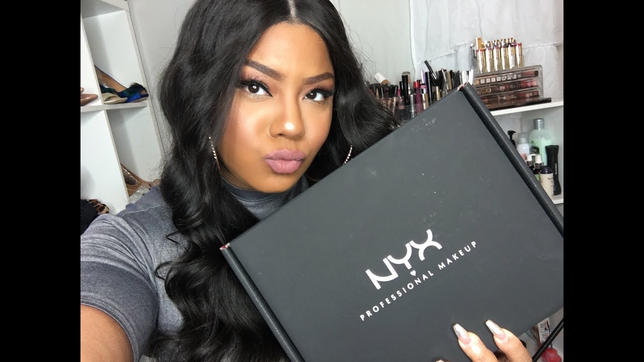 NYX Professional Makeup PR UnBoxing - YouTube