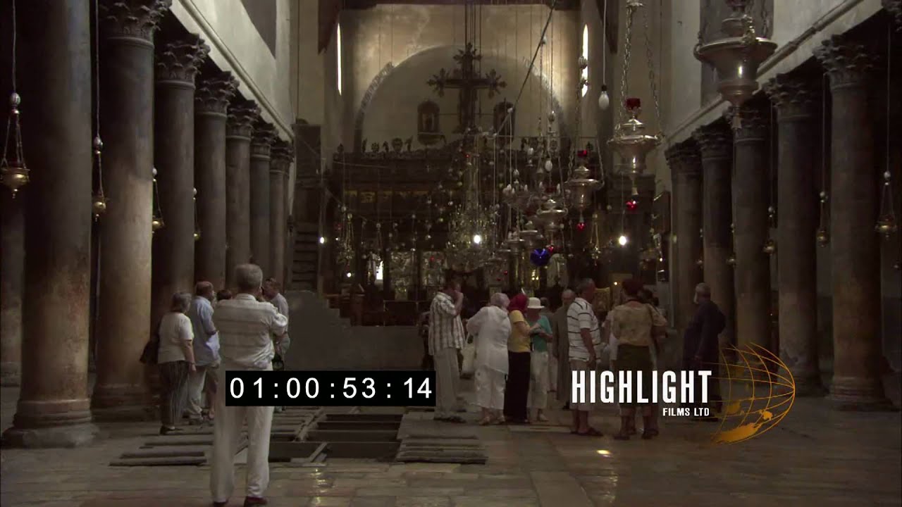 HD Footage inside the Church of Nativity in Bethlehem - YouTube