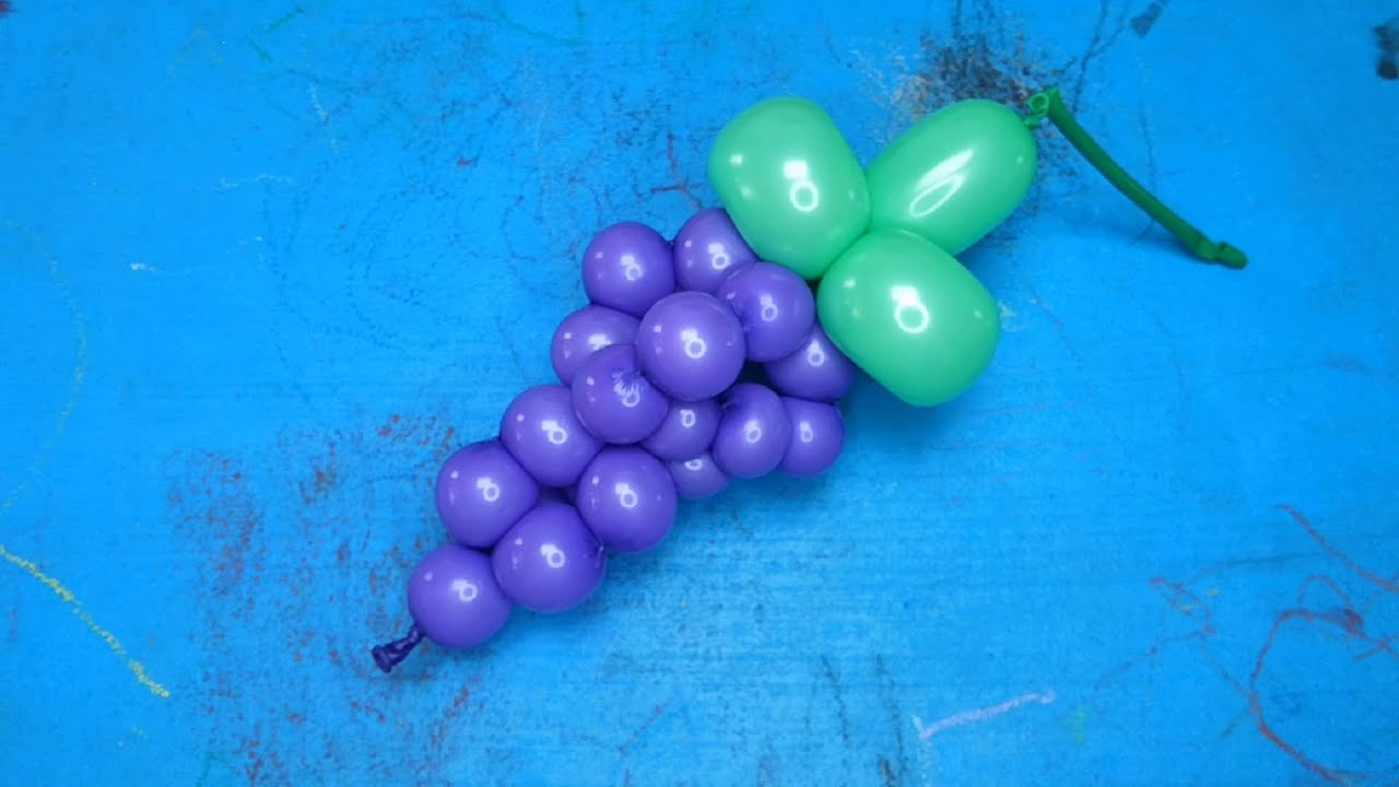 How to make a grape balloon - YouTube