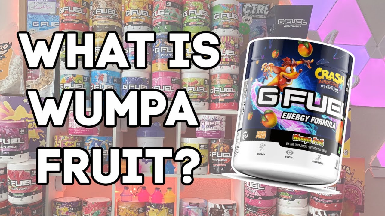 WUMPA FRUIT G-FUEL REVIEW | NEW CRASH BANDICOOT FLAVOR! - YouTube