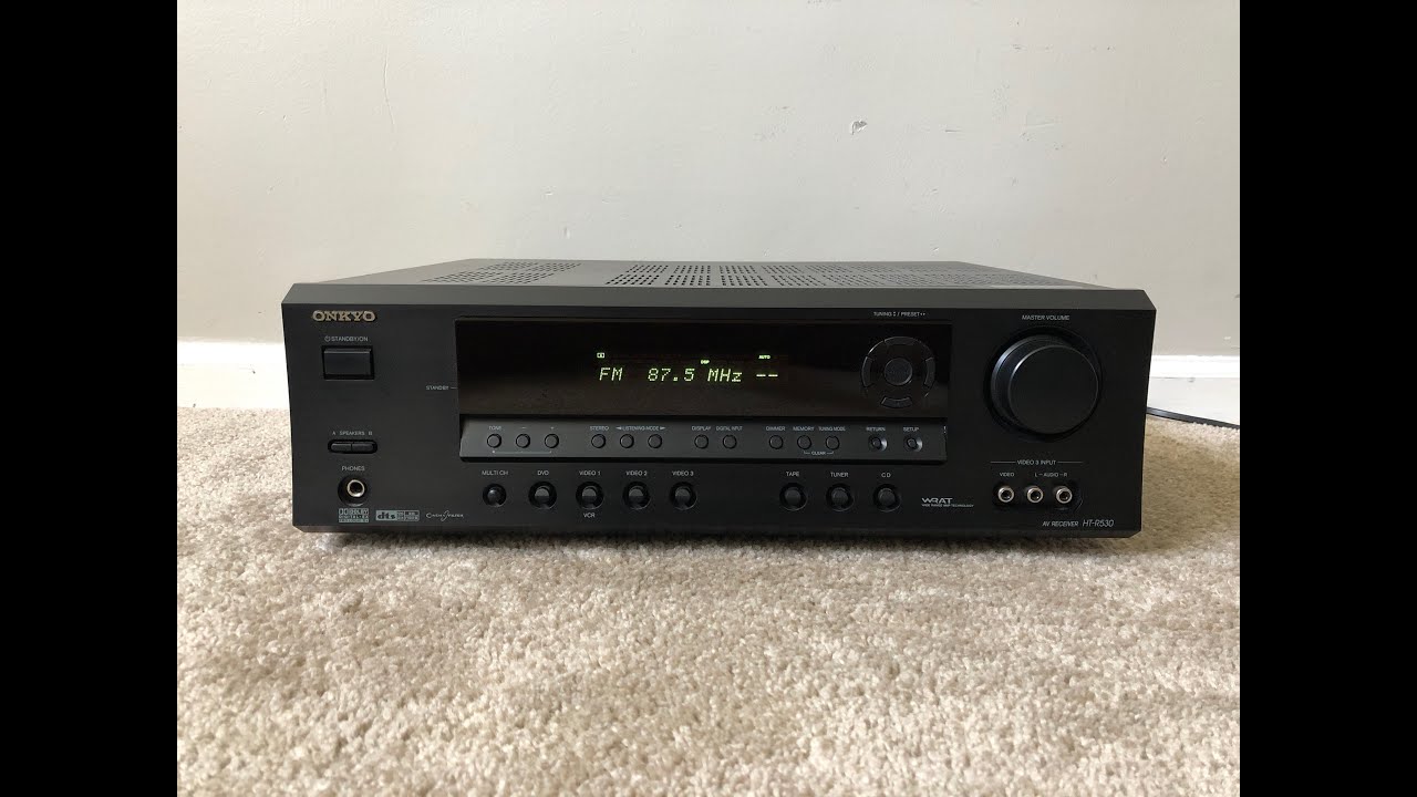 Onkyo HT-R530 7.1 Home Theater Surround Receiver - YouTube