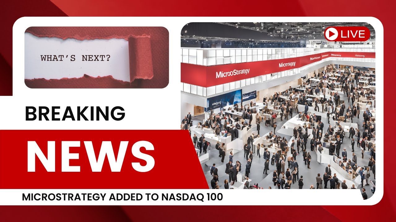 MicroStrategy Joins the NASDAQ 100: MSTR to the Moon? - YouTube