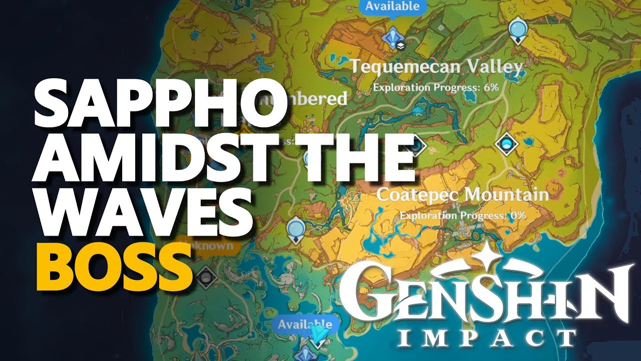 Sappho Amidst the Waves Boss Genshin Impact - YouTube