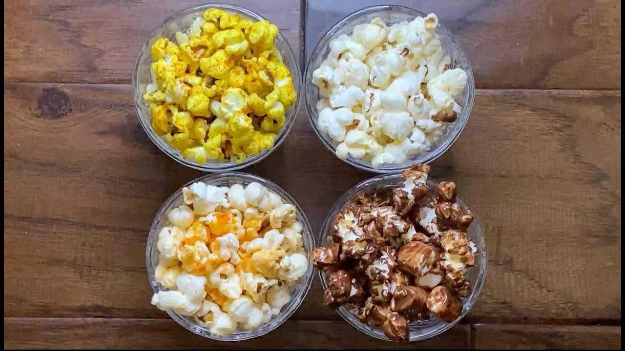 4 Types Of Popcorn - YouTube