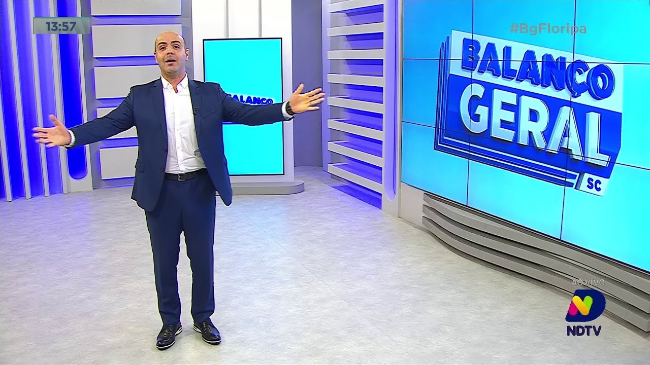 Estreia do NOVO CENÁRIO do Balanço Geral SC - Florianópolis (23/03/23 ...