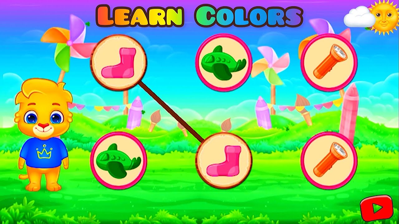 Learn To Match Colors | Kids Learn Color and Shape | Gameplay 4K - YouTube