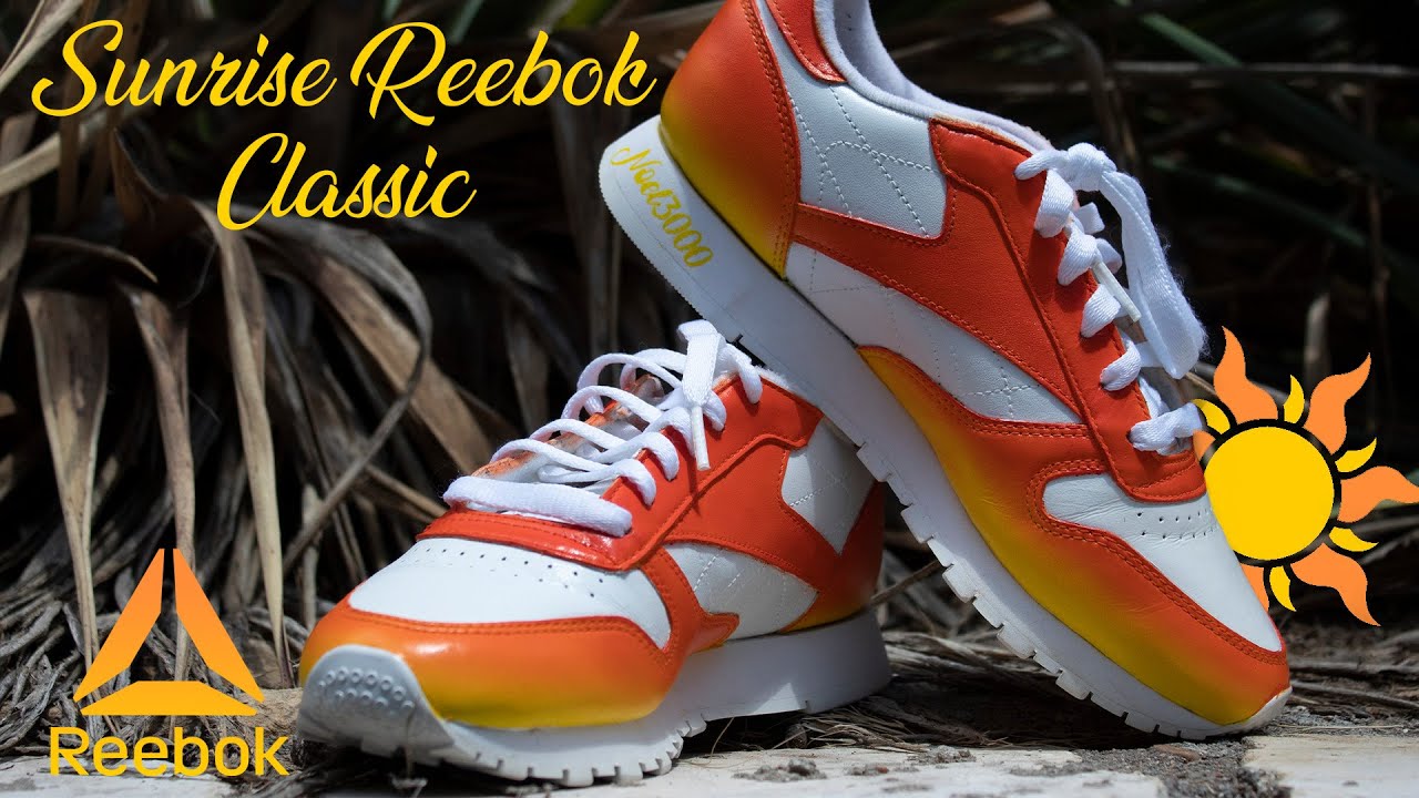 Sunrise Custom Reebok Classic | By: Noel3000 - YouTube