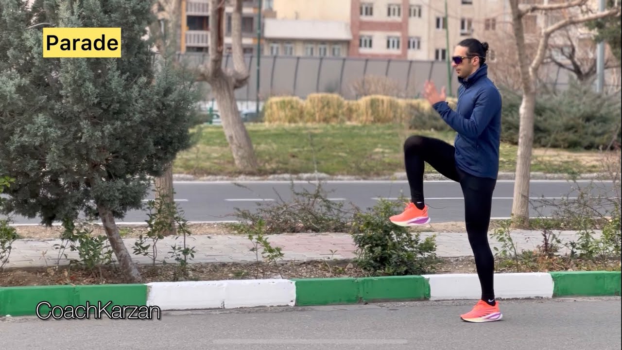 Parade drill - Running drills with Coach Karzan - YouTube
