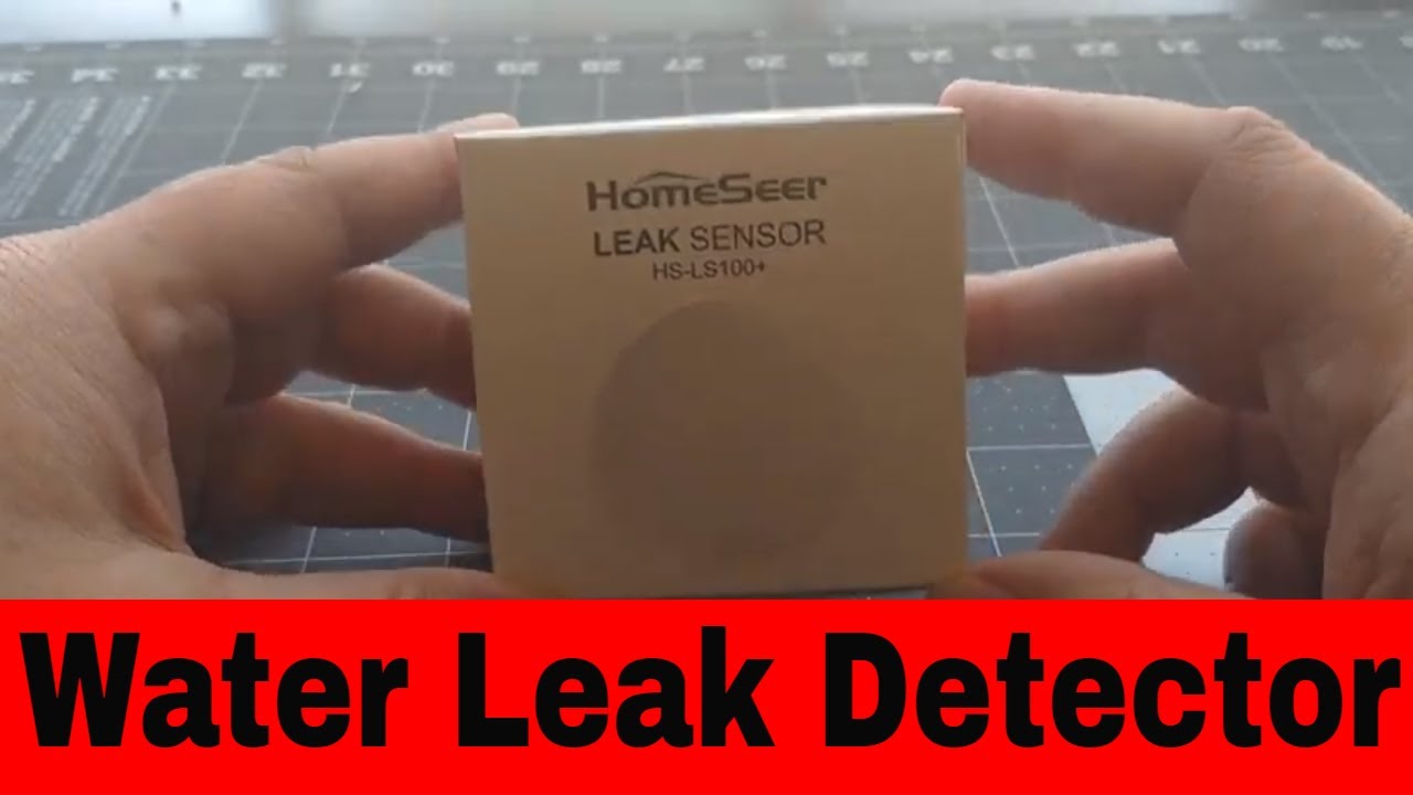 Homeseer Leak Sensor HS-LS100+ : Setup with Homeseer and alerts - YouTube