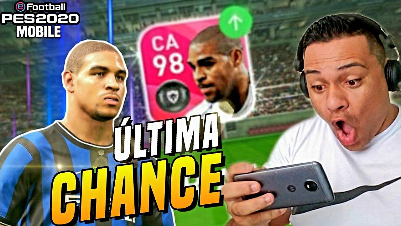 ÚLTIMA CHANCE PARA TIRAR O ADRIANO IMPERADOR - PES 2020 MOBILE - YouTube