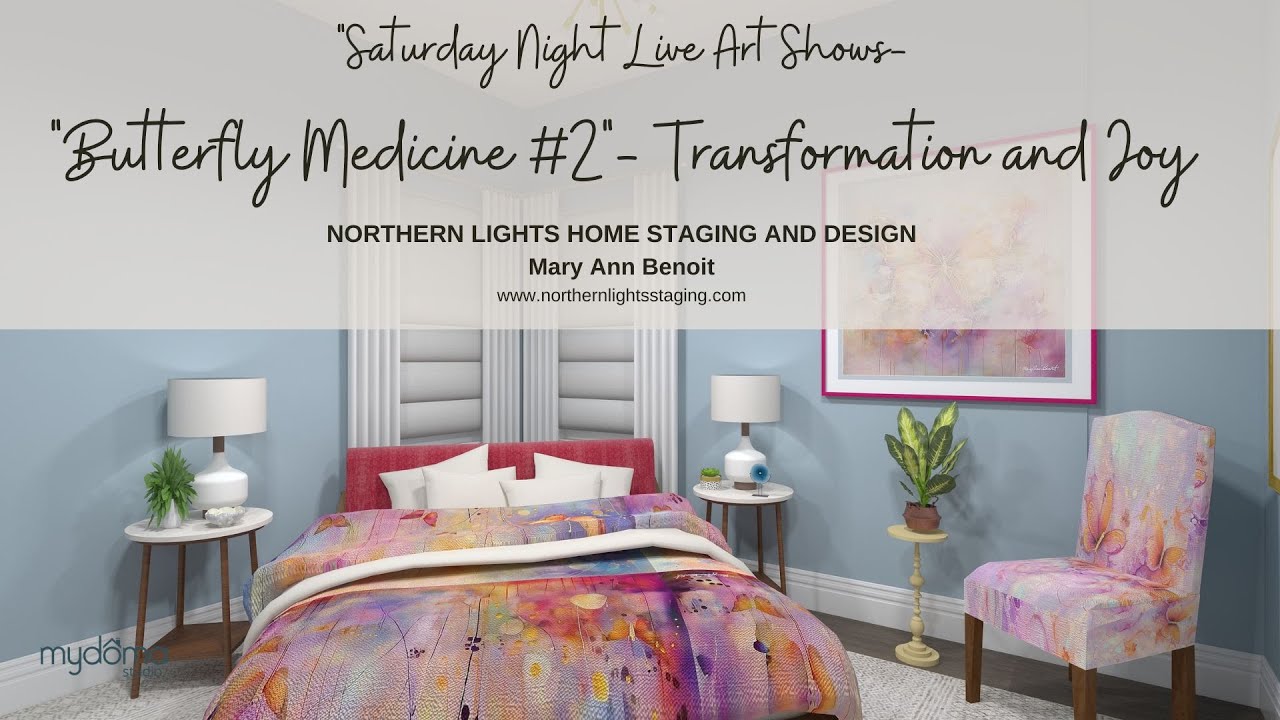 "Saturday Night Live Art Shows- "Butterfly Medicine #2"- Transformation ...