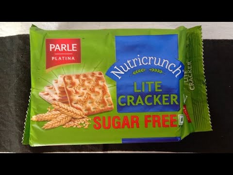 Parle Platina Nutricrunch Lite Cracker Sugar free। Sugar Free Biscuits ...