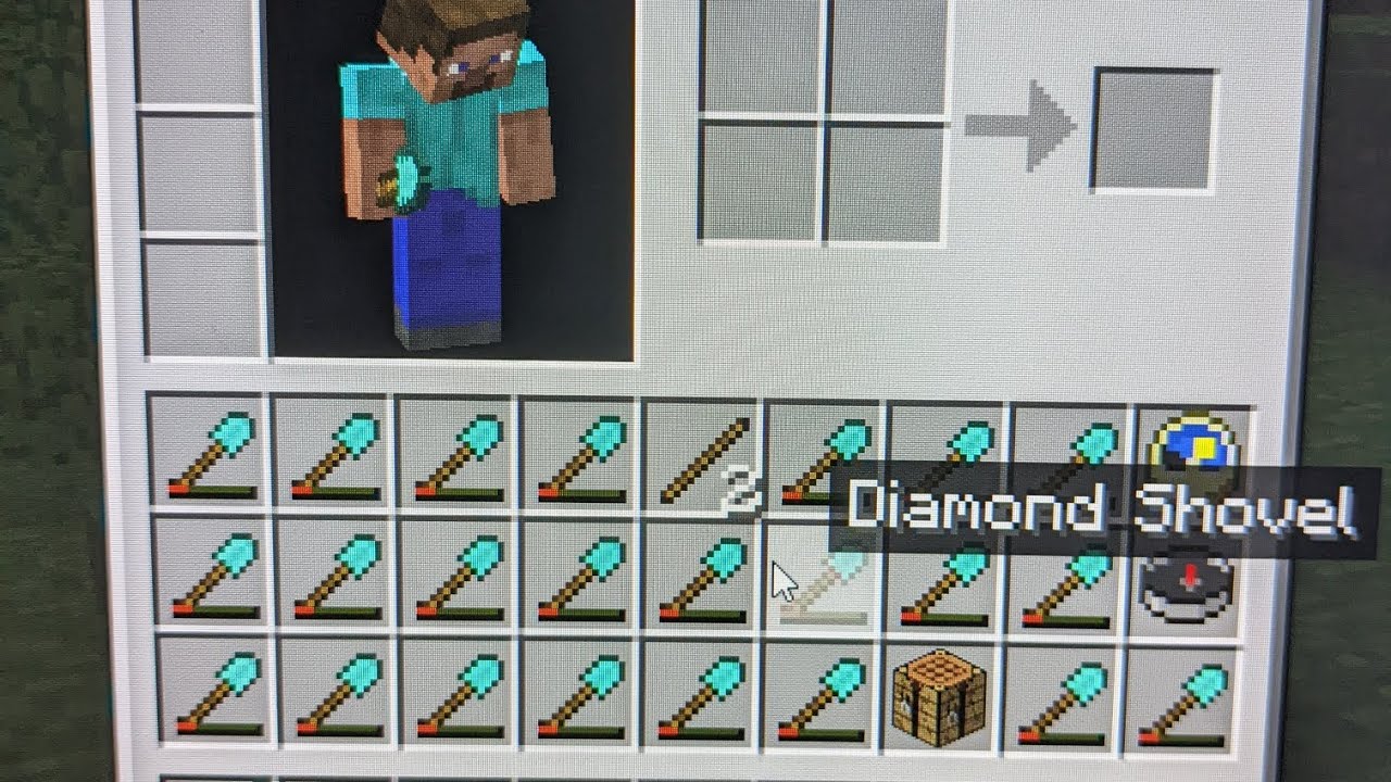 infinite diamond shovel glitch in Minecraft beta 1.6.1 - YouTube