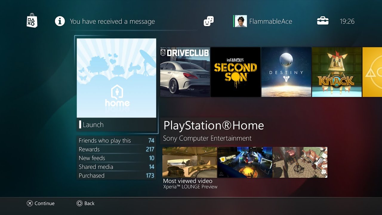 NEW PSHOME ON PS4 ALPHA TOUR - YouTube
