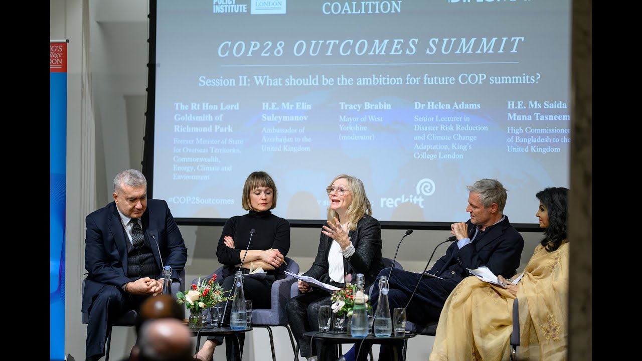 COP28 Outcomes Summit, panel 2: What should be the ambition for future ...