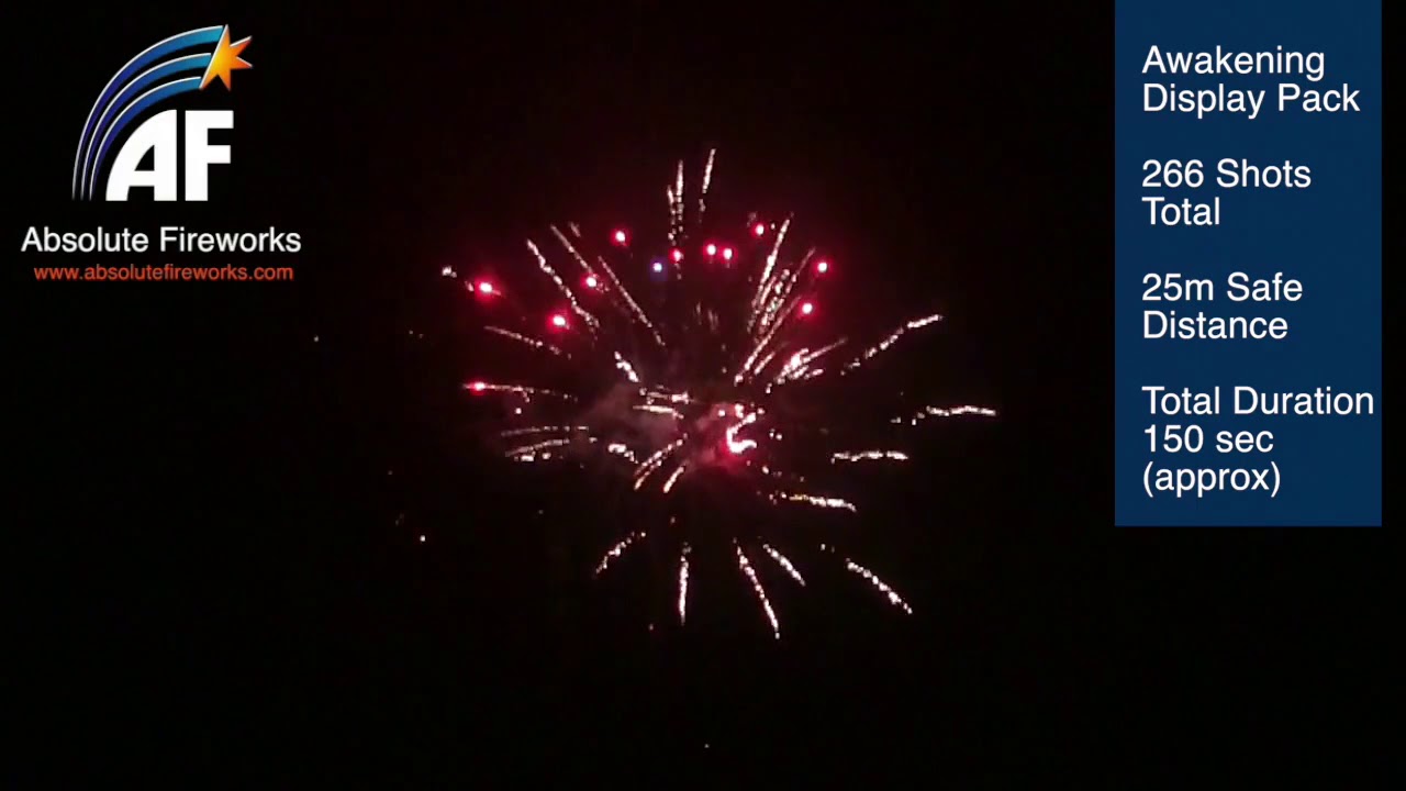 Absolute Fireworks Awakening – 266 Shot Compound Cake @ Astounded ...