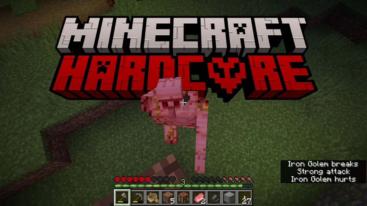 No Golem Is Being Hurt In This Stream, Trying To Beat Minecraft In One ...