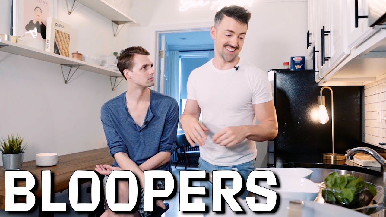 Matteo Lane & Nick Make Pasta BLOOPERS - YouTube