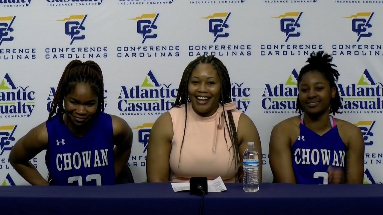 Press Conference: Women's Quarterfinal #1 (#5 Chowan vs. #4 Emmanuel ...