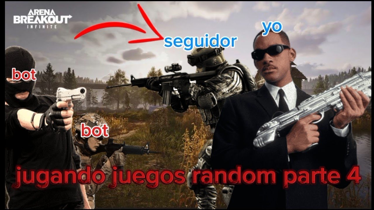 jugando juegos random parte 4 - Arena breakout 😂 - YouTube