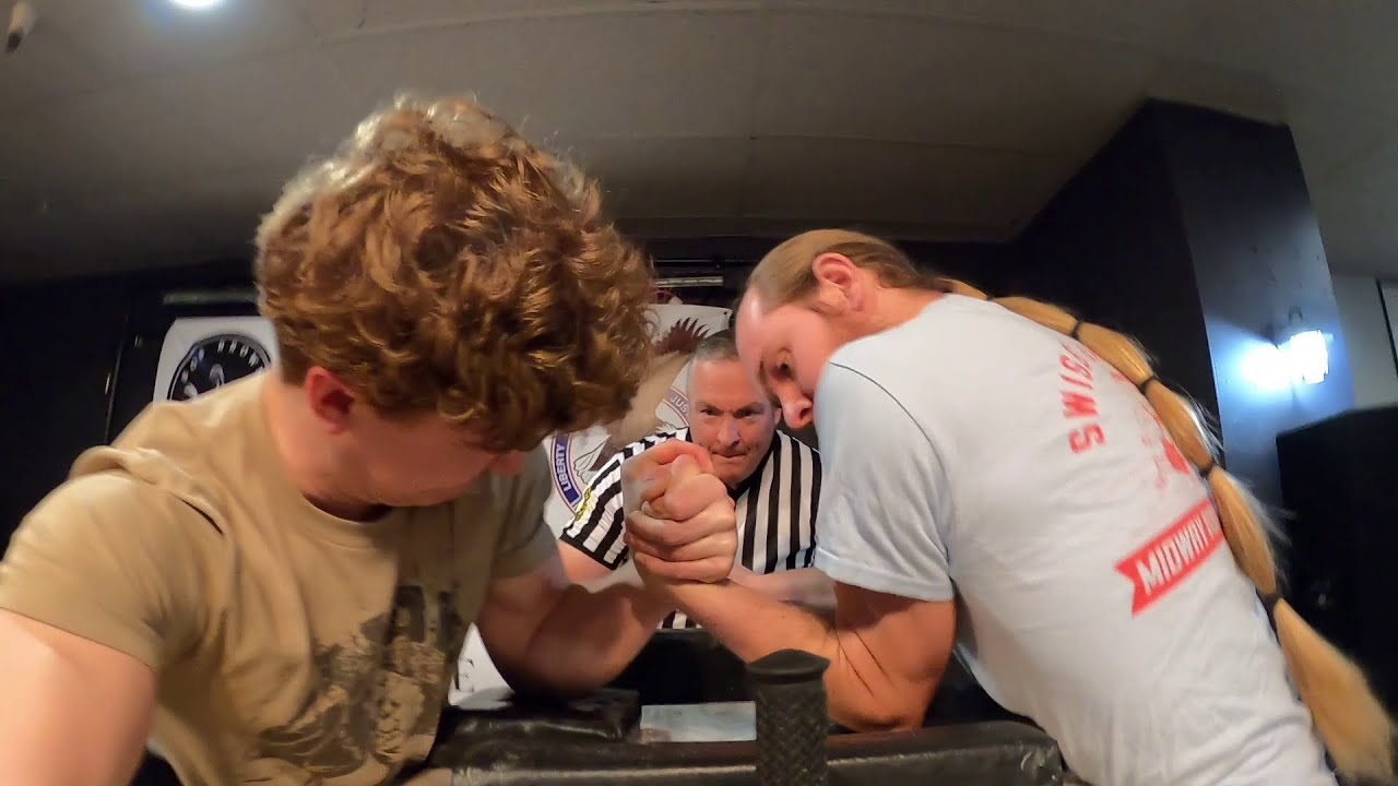Novice 187 Left Arm Pt 1 Armwrestling Matches | Utah State Armwrestling ...