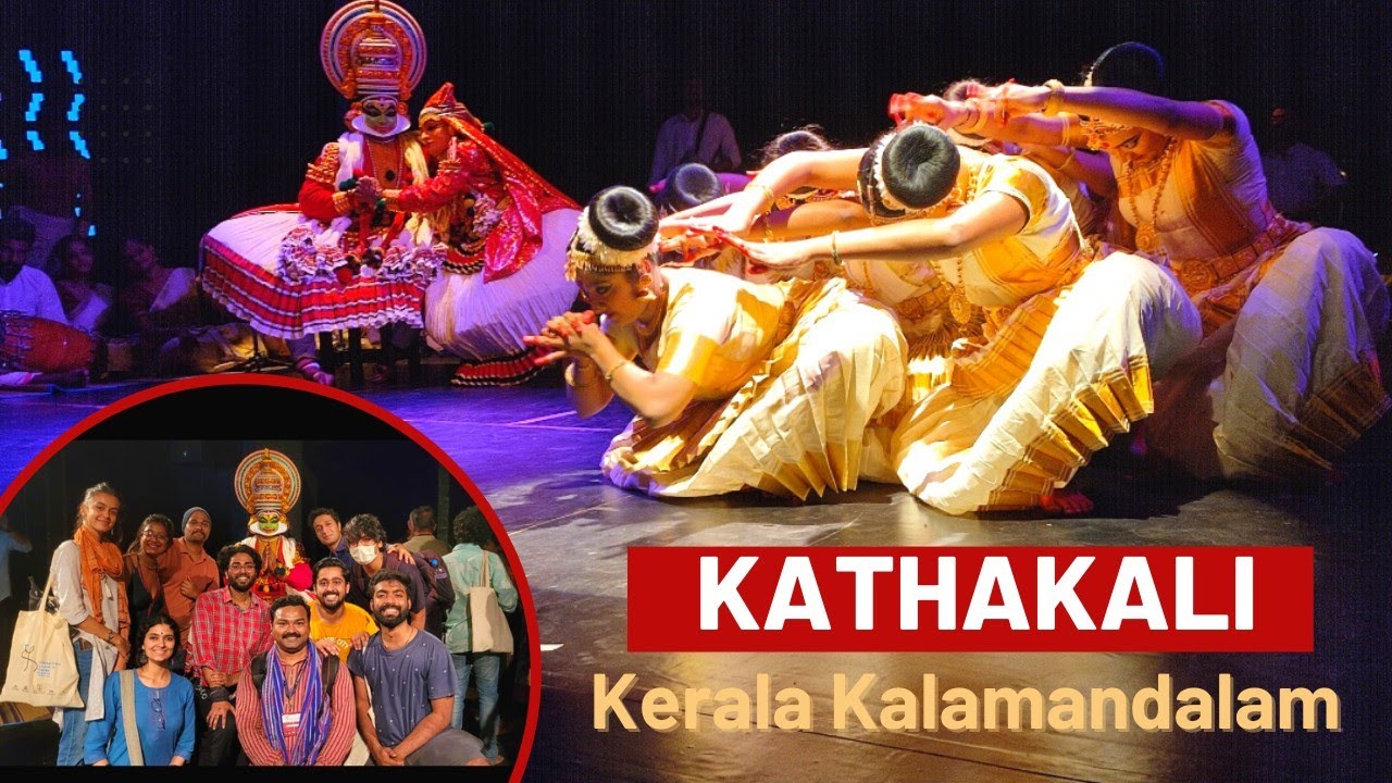 KATHAKALI DANCE | KERALA KALAMANDALAM Students | Classical Dance of ...