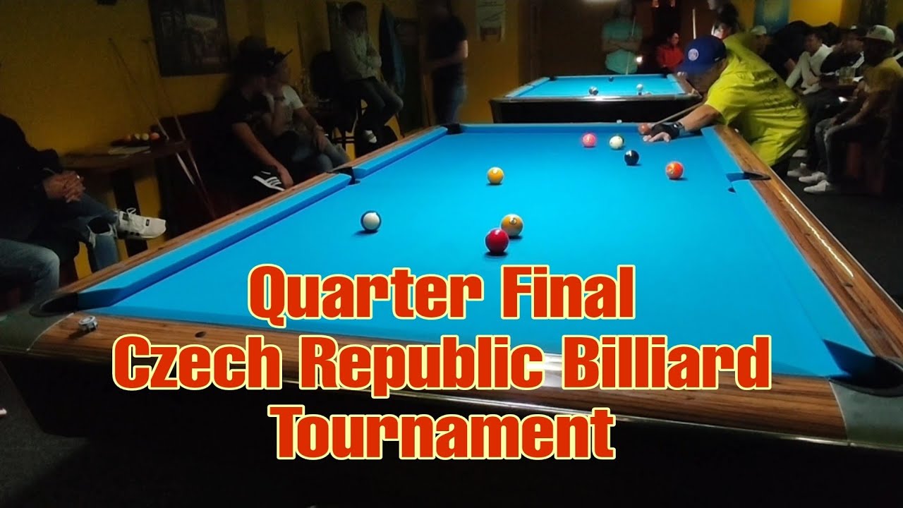 Part-1 Billiard tournament in Brno Czech Republic, Quarter final ...