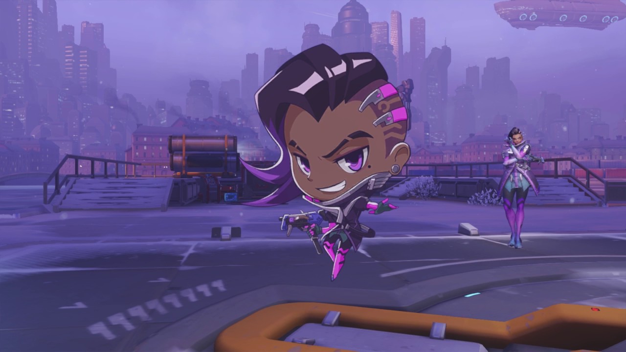 Overwatch: Sombra Skins, Emotes, Intros & More! - YouTube