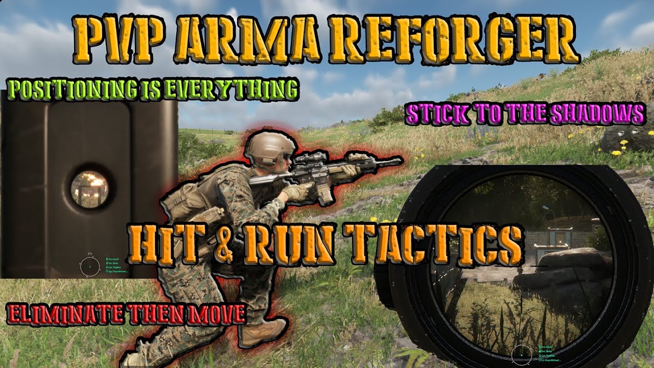 PVP Arma Reforger - Hit & Run Tactics - YouTube