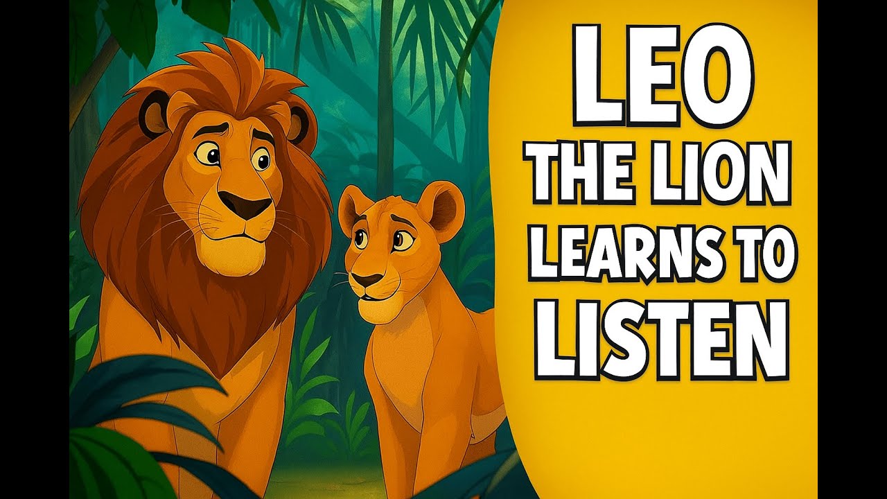 Leo the Lion Learns to Listen 🦁 | Heartwarming Jungle Story for Kids ...