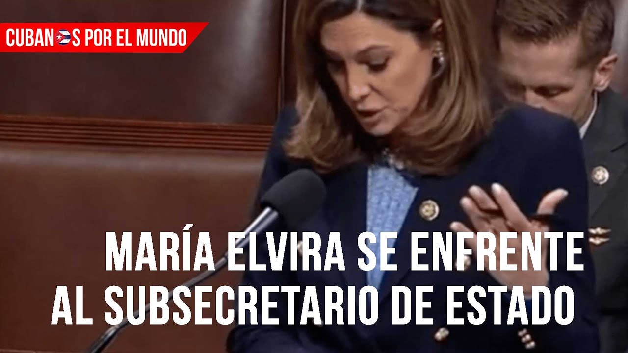 Fuerte enfrentamiento de María Elvira con subsecretario de Estado ...