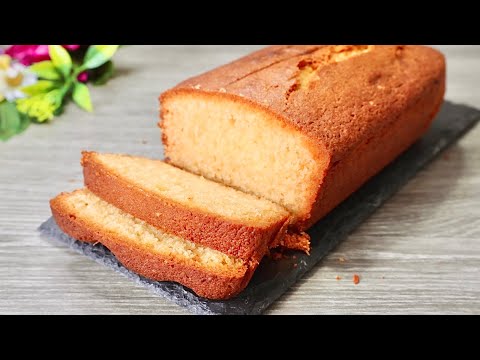 Easy Madeira loaf cake recipe. Butter loaf cake. Easy Baking