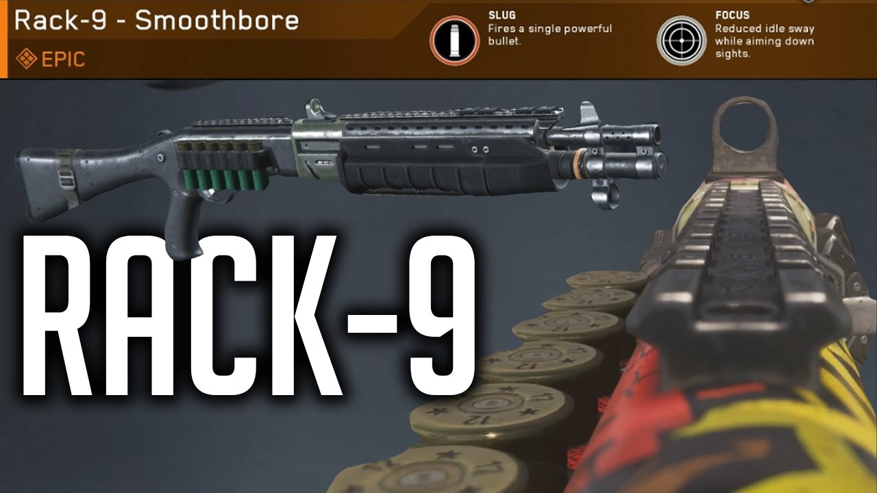 DE SINGLE SLUG SHOTGUN! (COD: Infinite Warfare Rack-9 Smoothbore) - YouTube