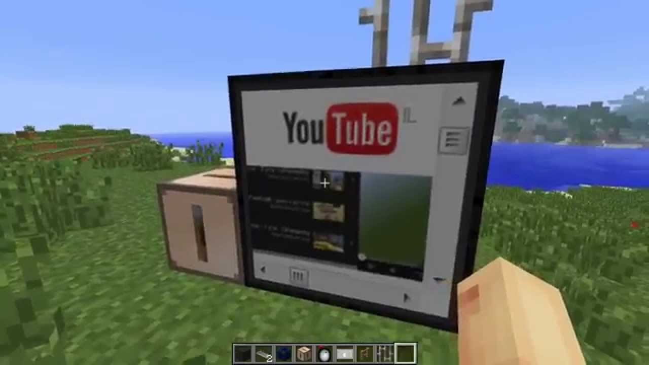 מודים למיינקראפט - Web Displays - קולנוע במיינקראפט!!! - YouTube