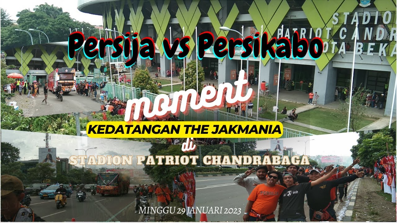 Moment Kedatangan The Jakmania untuk mendukung Persija Jakarta ! - YouTube
