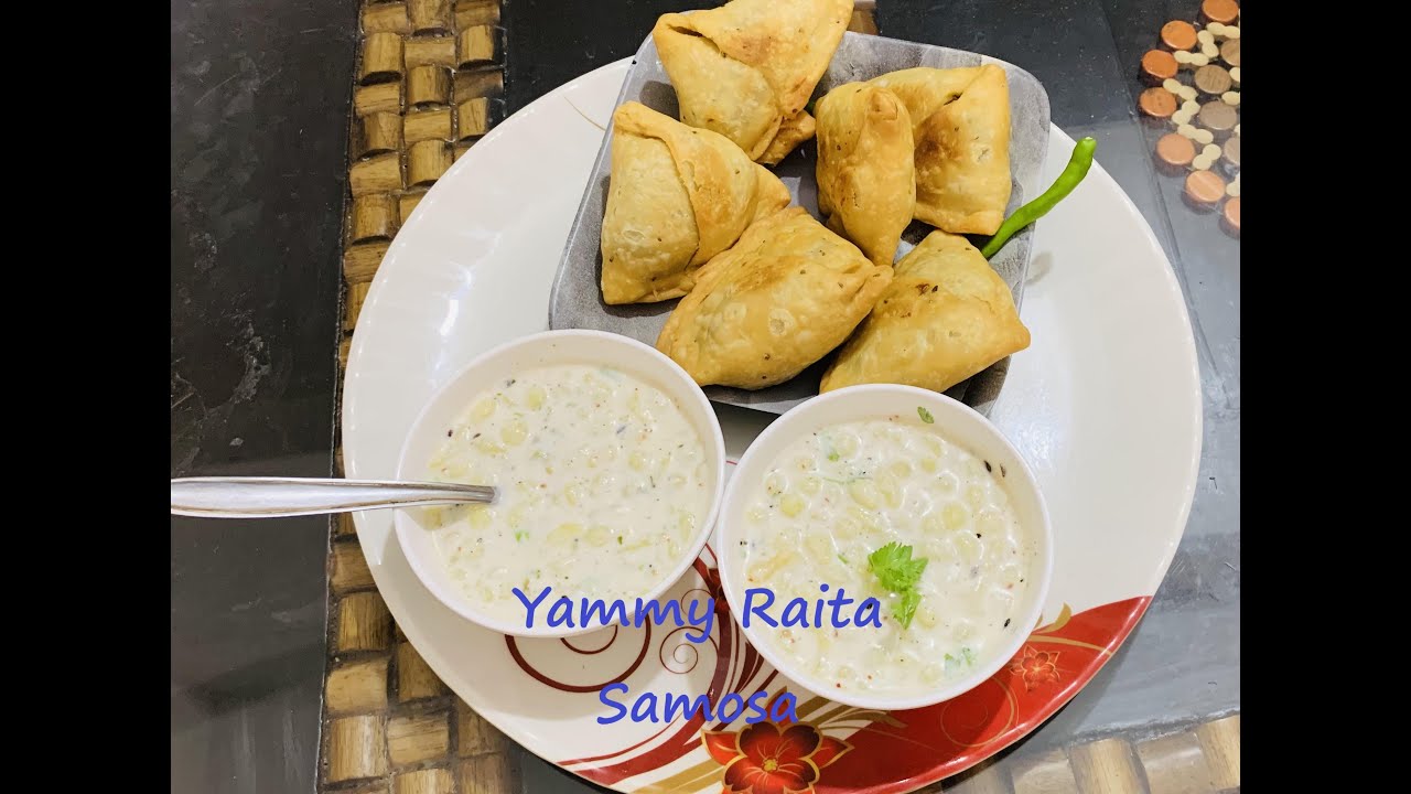 Tasty Raita Samosa | Mom Ayansh & Hunny | Loving Food 😋 - YouTube