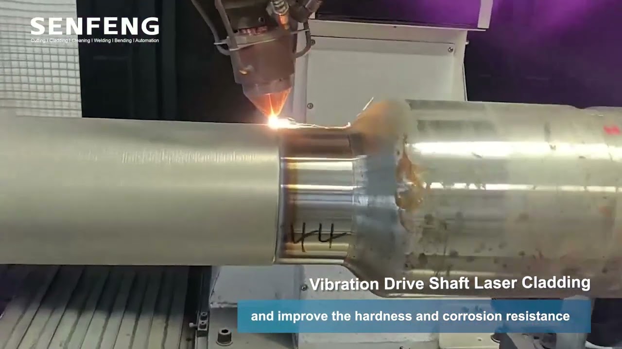 Laser Cladding Machine Test Samples - Vibration Drive Shaft Laser ...